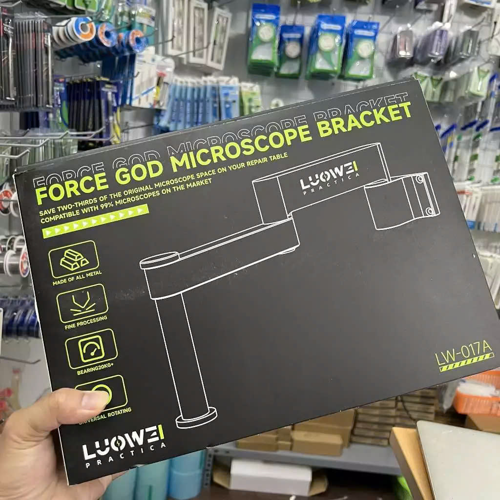 Giá Đỡ Kính Hiển Vi Xoay 360° Đa Năng Luowei LW-017 (Gắn Bàn / Gắn Tường) | Táo Thẩm Tools - Táo ...