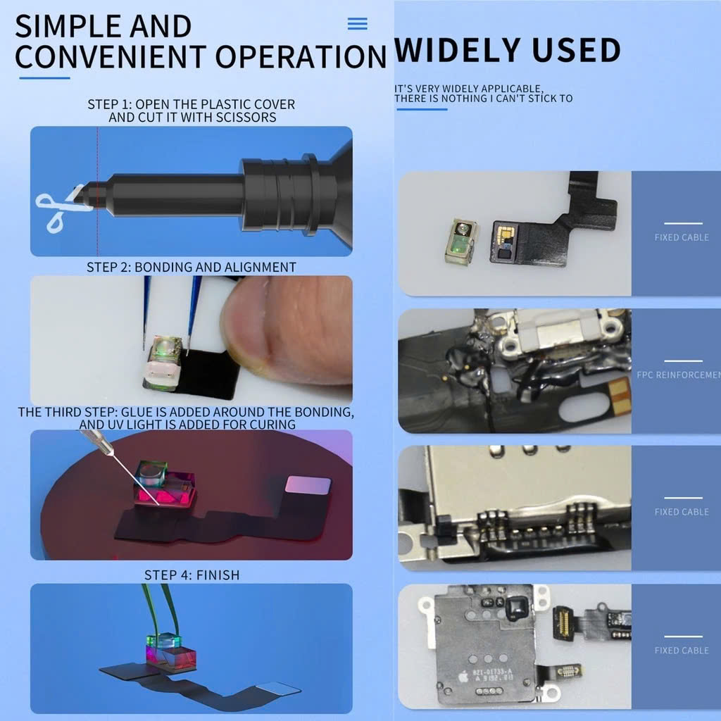 Keo Dán UV MaAnt MY-F007 Dán Căn Chỉnh Face ID (sấy khô bằng đèn uv) | Táo Thẩm Tools - Táo Thẩm ...