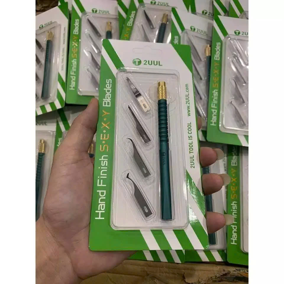 Bộ Cán Dao Đa Năng + 4 Lưỡi Dao 2UUL Đục, Tách, Cạo Keo IC | Táo Thẩm ...