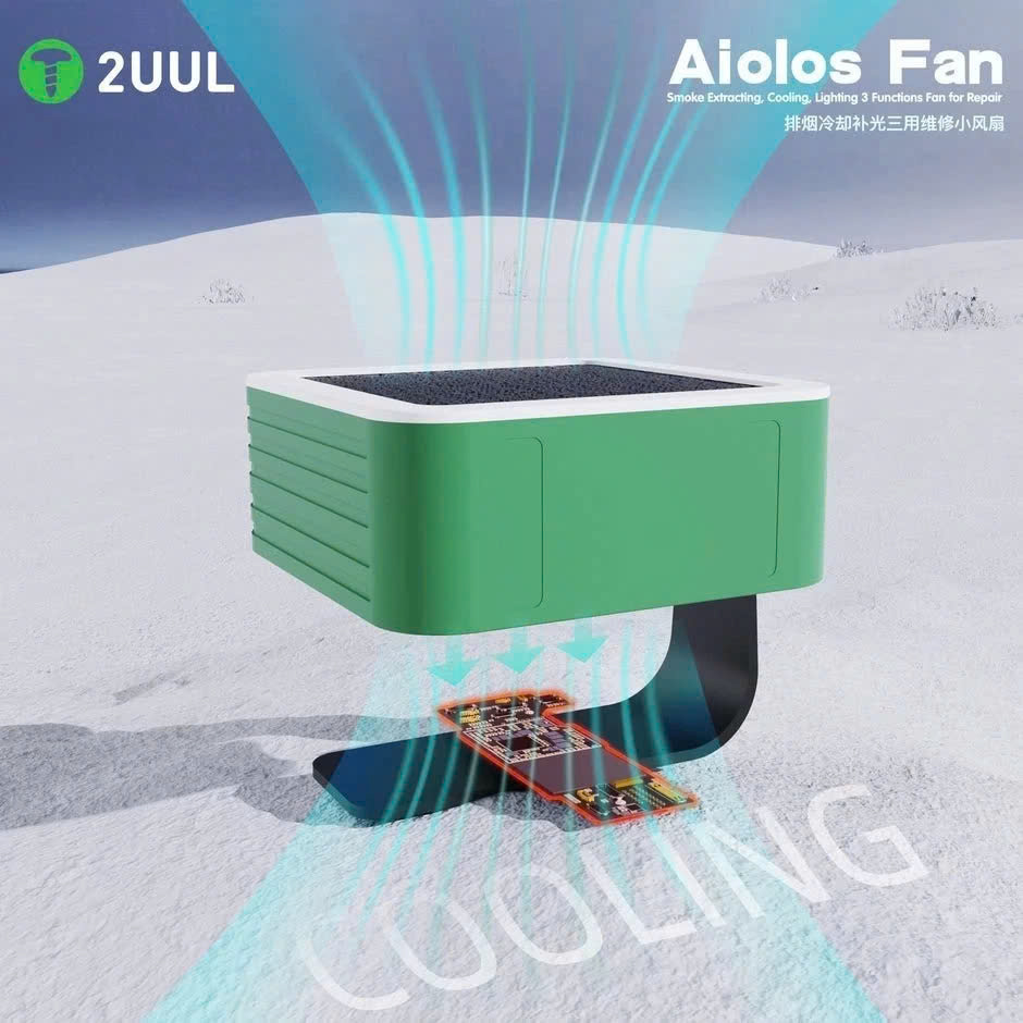 Quạt Đa Năng 3in1 2UUL Chiếu Sáng, Hút Khói, Làm Mát Main Aiolos Fan ...